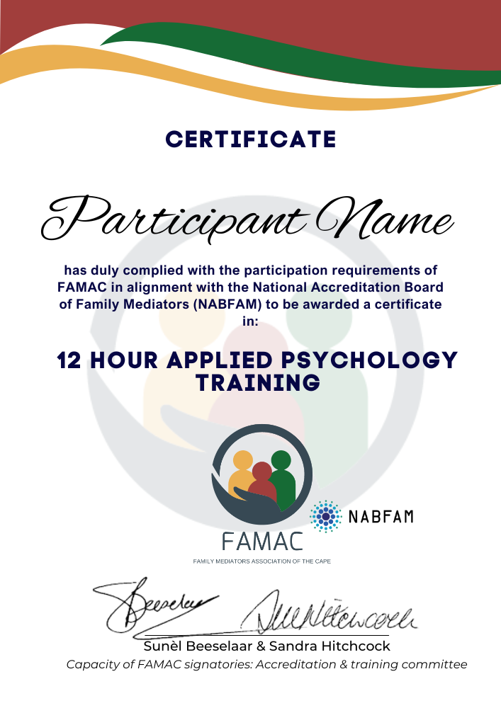 FAMAC Dev Site | Training programs